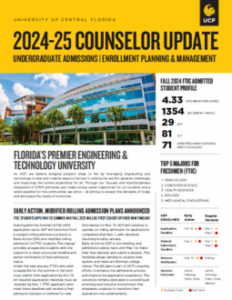 Counselor Recommendation Forms & How to Send Transcripts | UCF