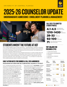 Counselor Recommendation Forms & How to Send Transcripts | UCF