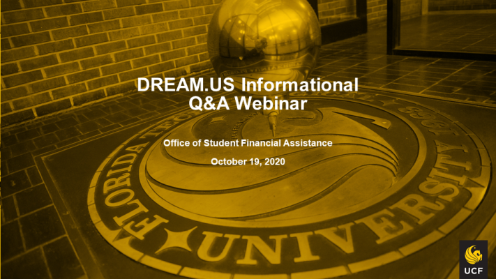 Financial Aid Help Videos | UCF Office of Student Financial Assistance