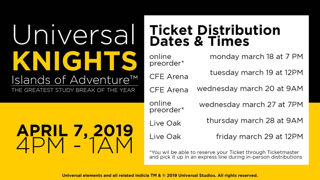 Everything You Need to Know About Universal Knights 2019 Everything You Need to Know About Universal Knights 2019