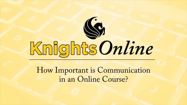 Communication In an Online course | UCF Online
