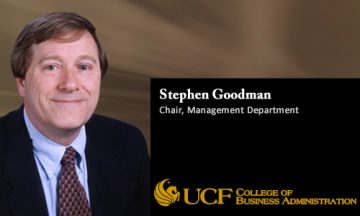 Stephen Goodman Named Management Chair | University of Central Florida News