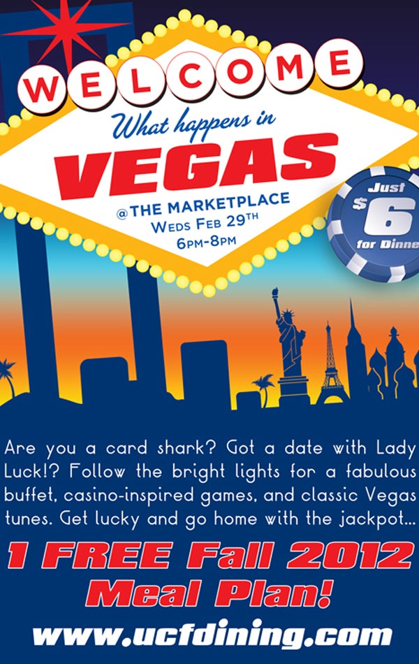 UCF Dining Services Hosts 'What Happens in Vegas' | University of Central Florida News