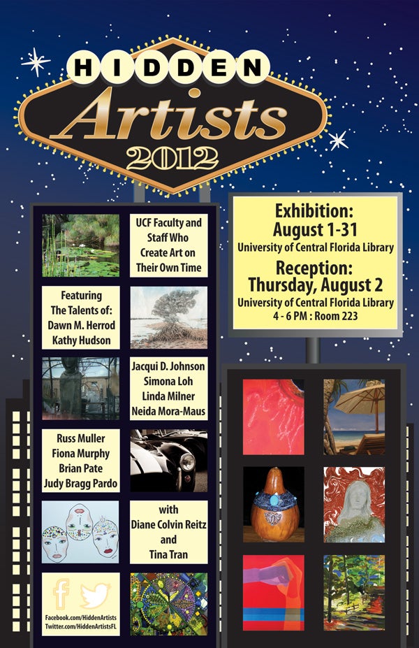 August 2012: Hidden Artists Exhibit at UCF Library | University of ...