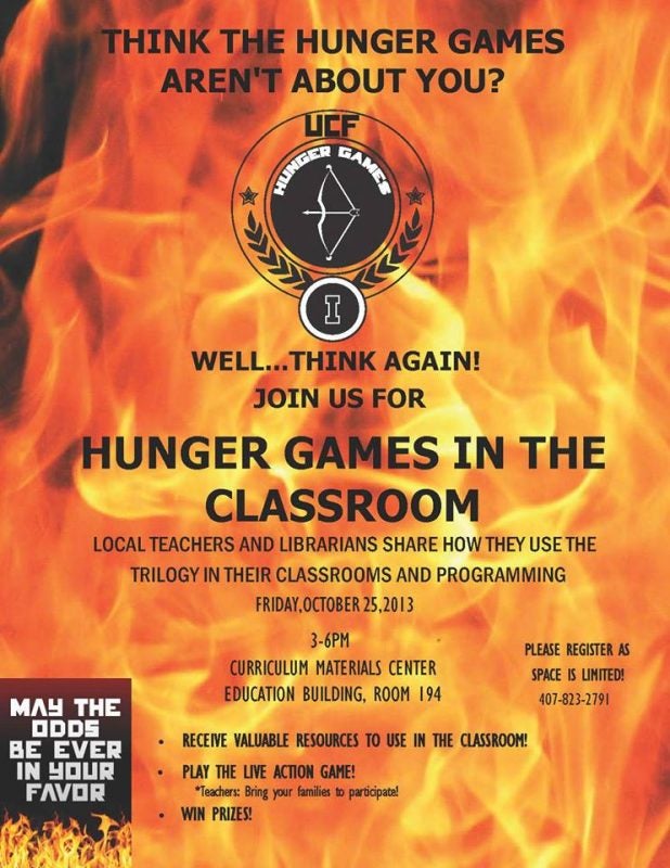 UCF Event: How to Use 'The Hunger Games' in the Classroom | University ...