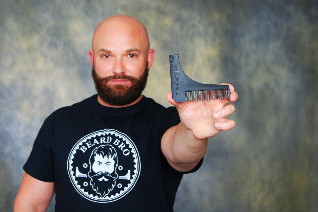 The Beard Bro, developed on a 3-D printer at UCF, tames bad beards.
