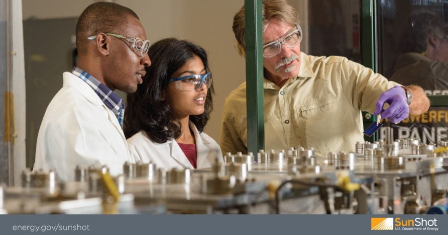 UCF, ICAMR Capture DOE Award for Cost-Competitive Solar Energy