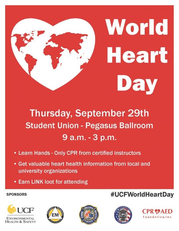 World Heart Day: Learn Hands-Only CPR Thursday