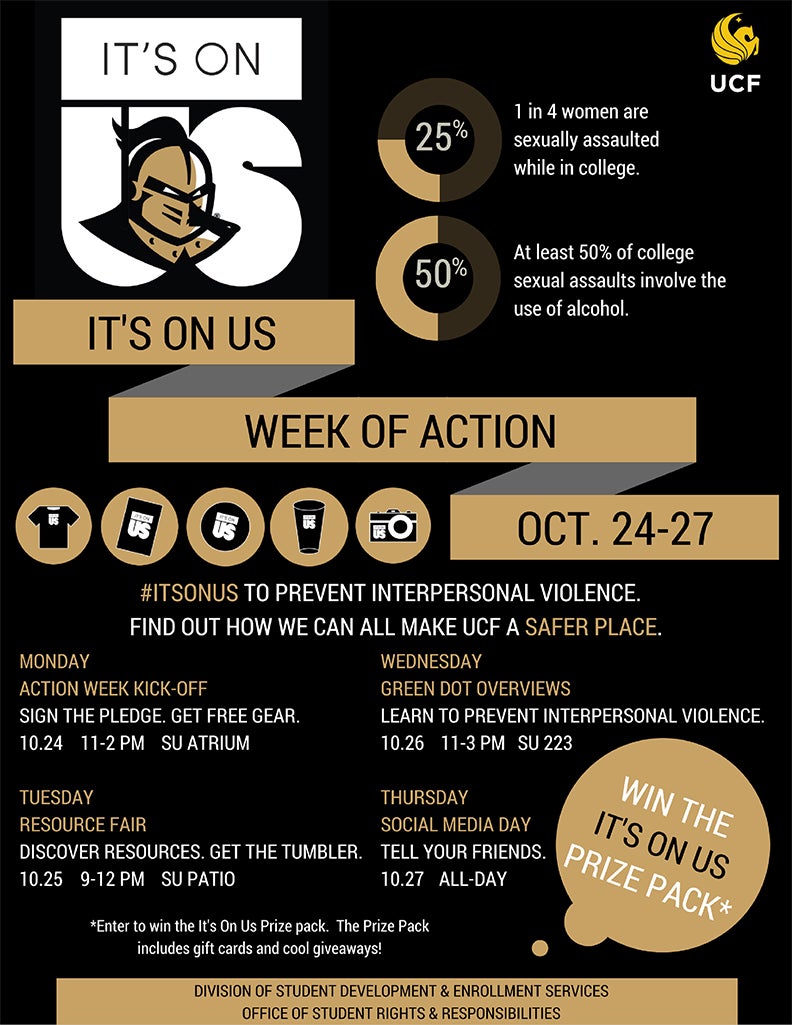 It’s On Us Week of Action: October 24 - 27 | UCF News