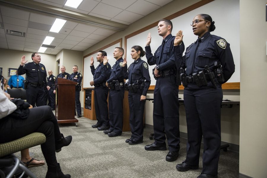 UCFPD Swears in 5 New Officers, Promotes 3 | UCF News