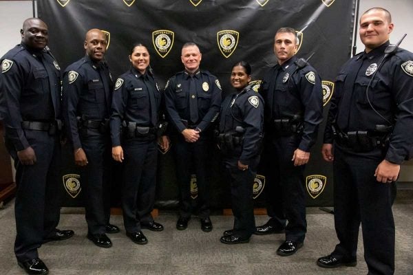 UCF Police Department Swears in Six New Officers
