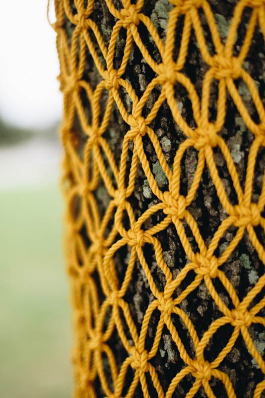 PHOTOS: Macramé Yellow Ribbon Project Kicks Off Veterans Month