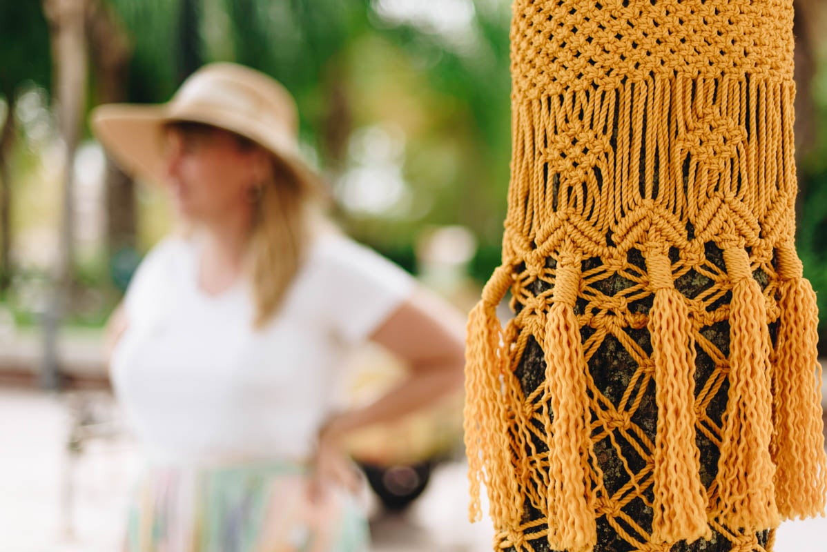 PHOTOS: Macramé Yellow Ribbon Project Kicks Off Veterans Month