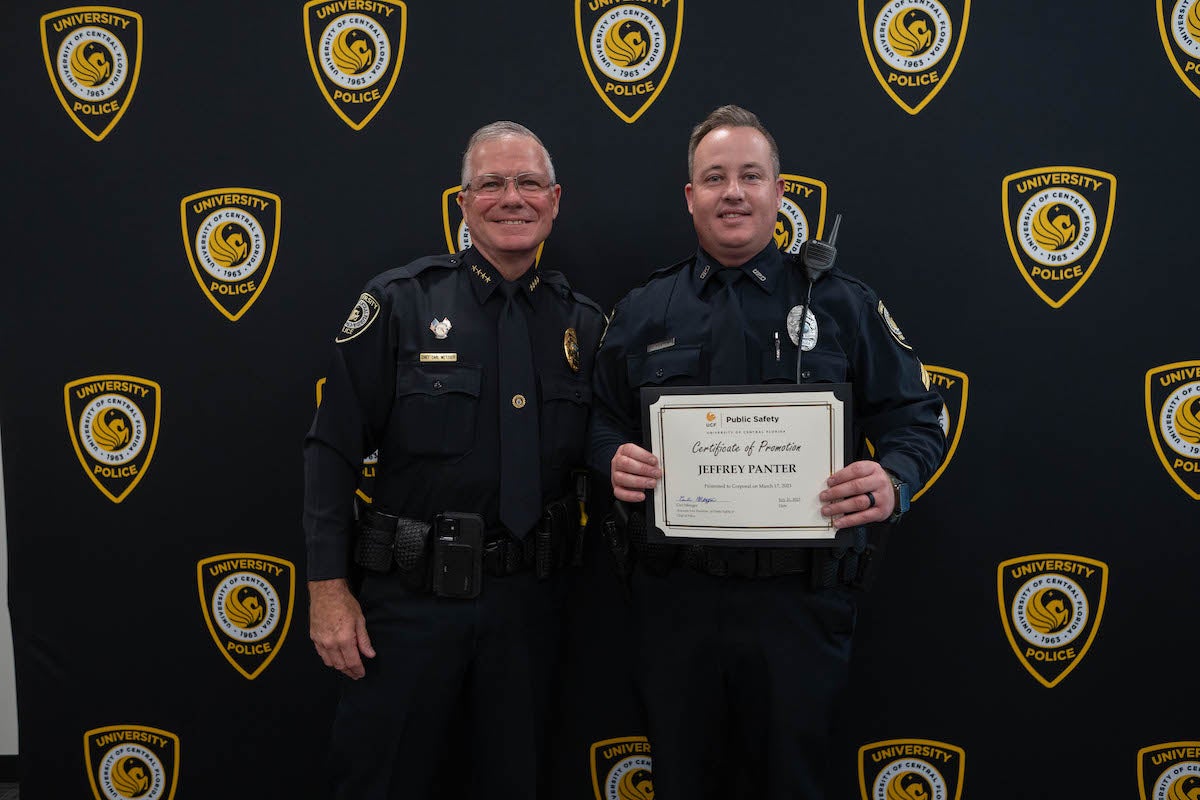 UCFPD Swears in 5 New Officers, Celebrates Promotions | University of ...